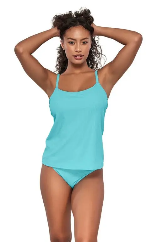 PACIFICA BY SUNSETS Coralie Tankini Swimsuit Top - Pool Party