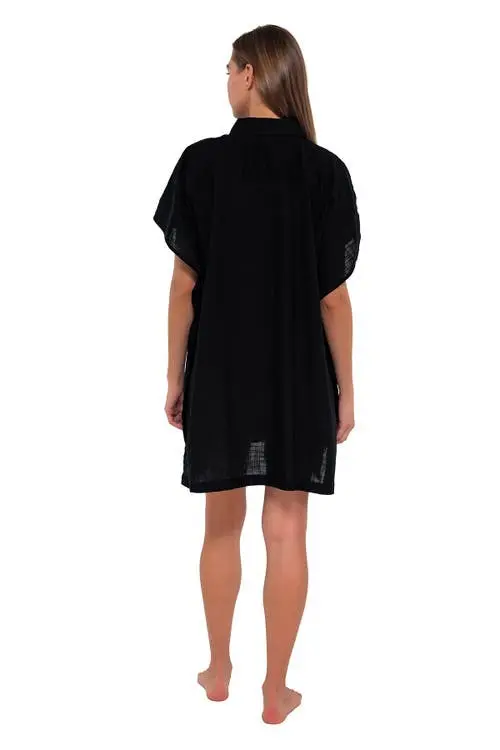 SUNSETS Shore Thing Tunic - Black