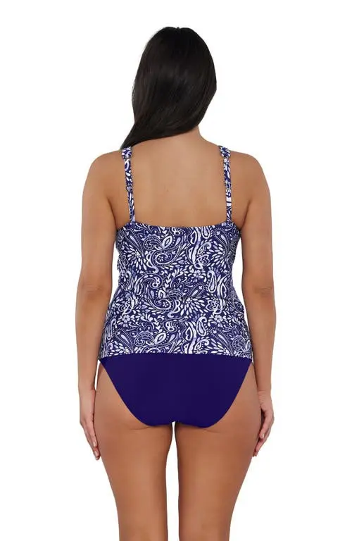 SUNSETS ESCAPE Emerson Tankini Swimsuit Top - Marina