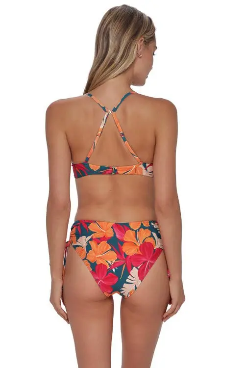 SWIM SYSTEMS Malia High Waist Bikini Bottom - Moonlit Dip