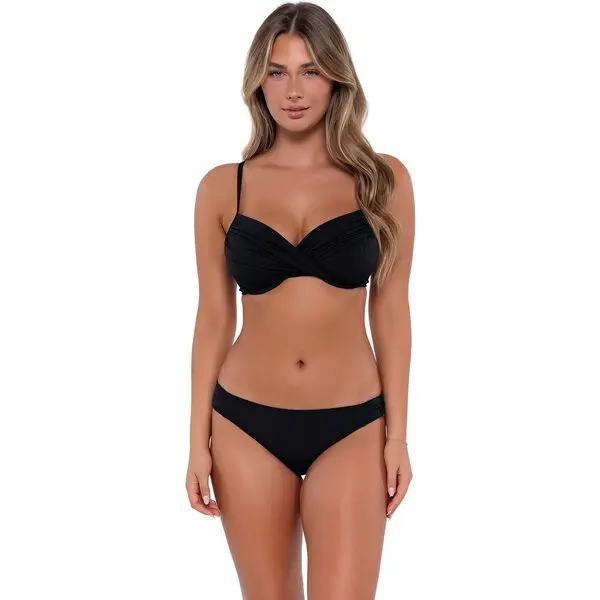 SUNSETS Crossroads Underwire Bikini Top - Black
