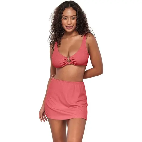 PACIFICA BY SUNSETS Cove Mini Skirt - Hibiscus Tea