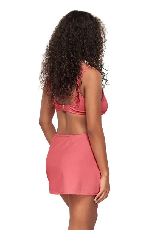 PACIFICA BY SUNSETS Cove Mini Skirt - Hibiscus Tea