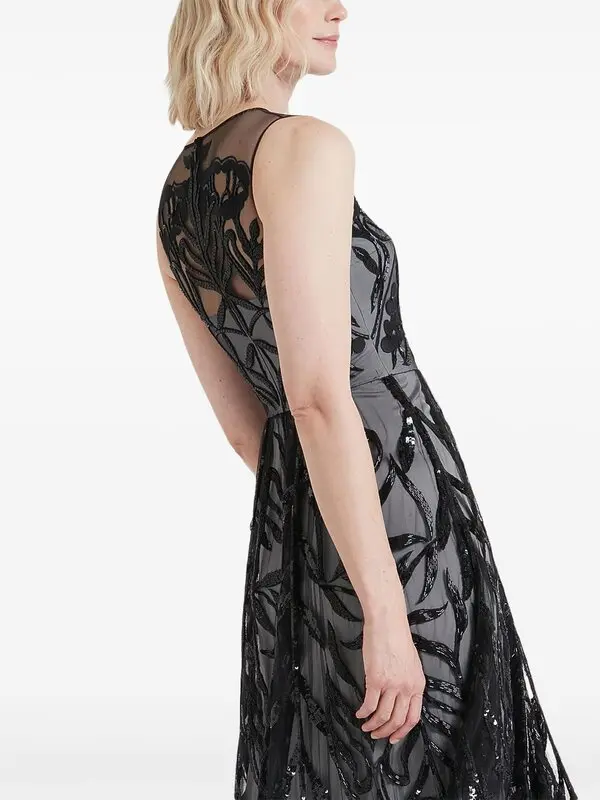 TEMPERLEY LONDON Inez Midi Dress - Black