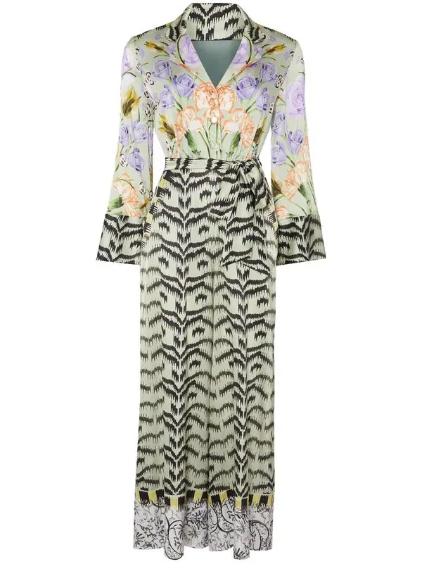 TEMPERLEY LONDON Cleo Printed Jumpsuit - Green