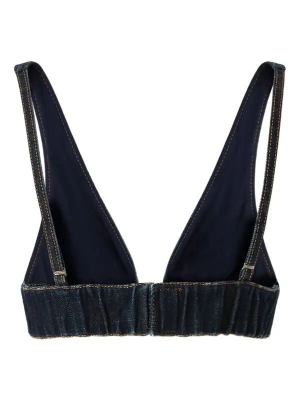 Pinko Denim Crop Top