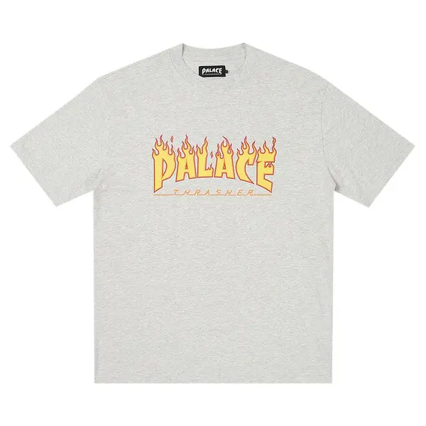 PALACE X Thrasher T-shirt Marl - Grey