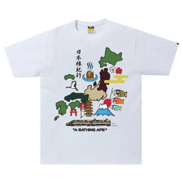 A BATHING APE Japan Culture Tee - White