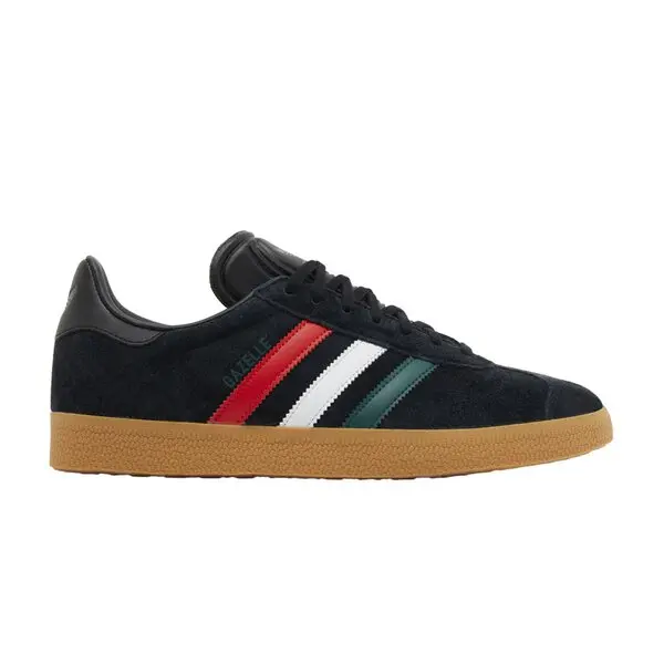 adidas gazelle silver green womens KI3206 Green Black Gazelle ADV Adidas Skateboarding Suede Shoes Footwe –  Southside Skatepark Skateshop