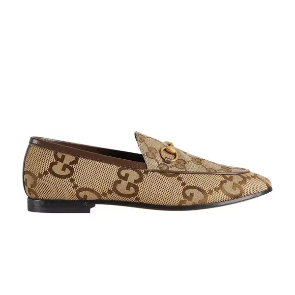 Gucci Jordaan Jumbo Gg Loafer - Brown