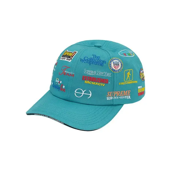 Supreme Sponsors 6-panel Cap - Teal