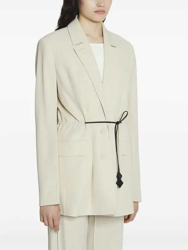 LANVIN Virgin Wool Blazer - Neutrals