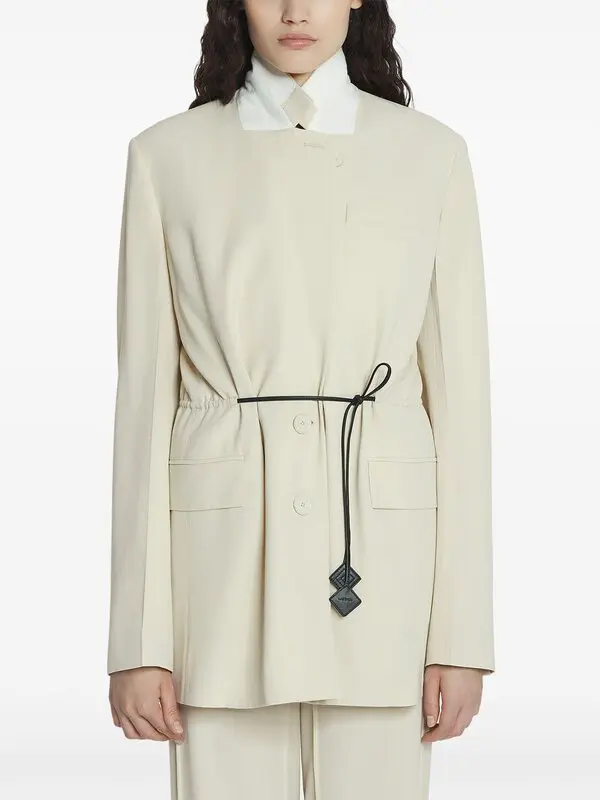 LANVIN Virgin Wool Blazer - Neutrals