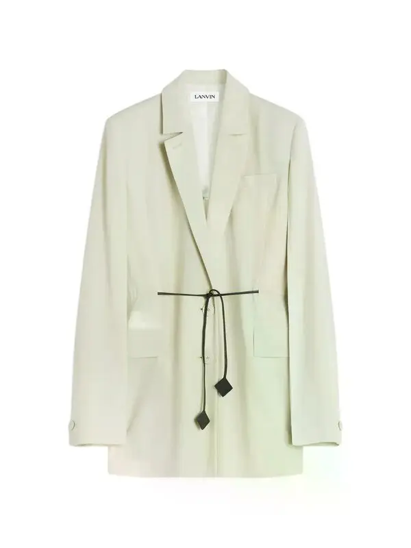 LANVIN Virgin Wool Blazer - Neutrals