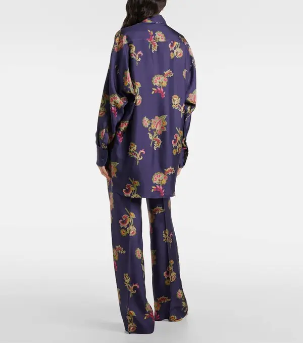 Etro Printed Silk Shirt