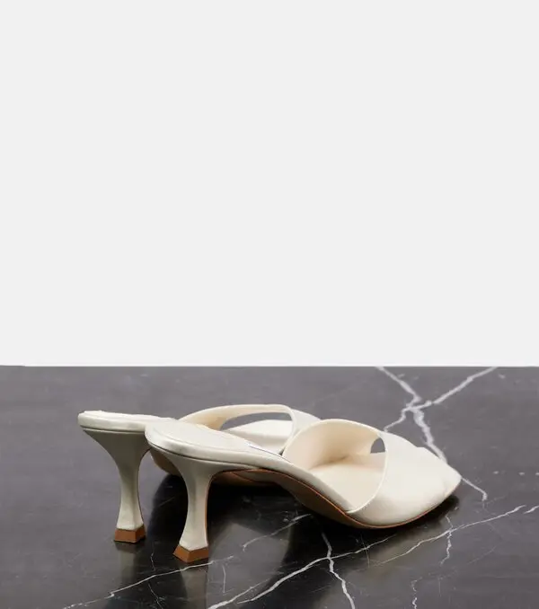 JIMMY CHOO Skye Mules - White