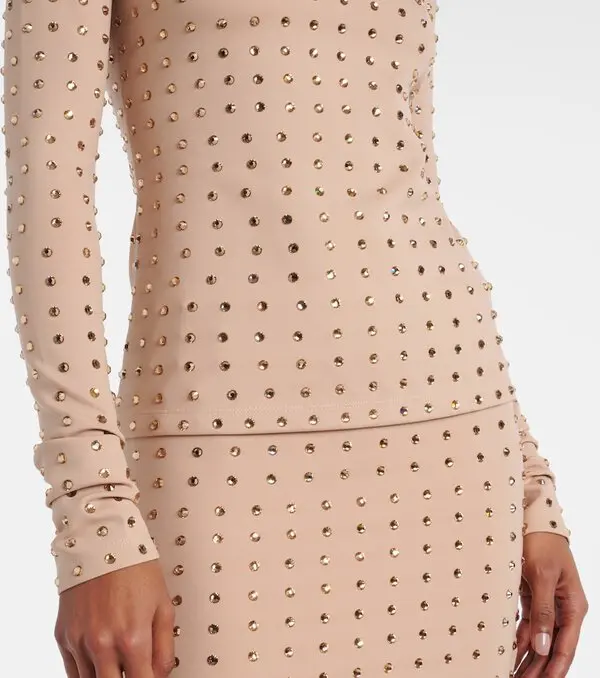 Sportmax Negus Embellished Top - Pink