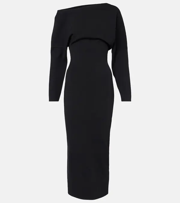 Altuzarra Etta One-shoulder Maxi Dress - Black