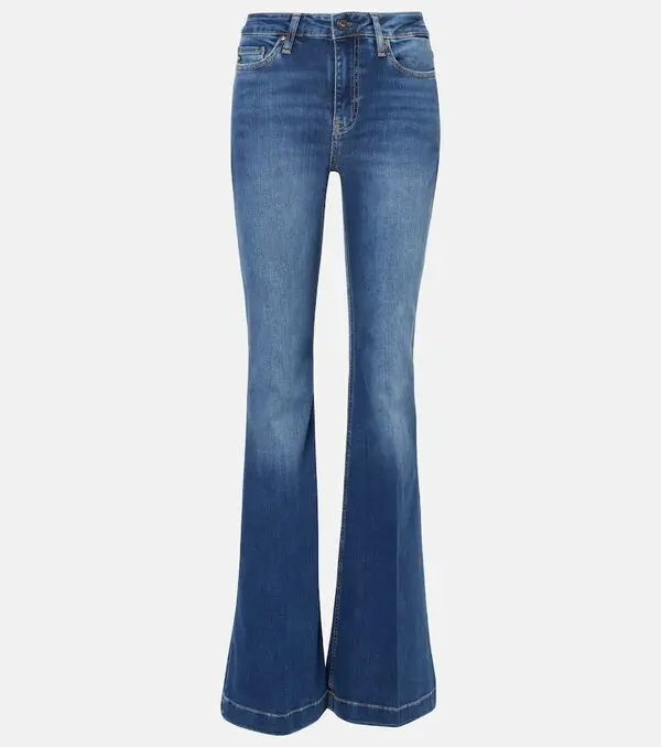 Ag Tropea High-rise Flare Jeans - Blue