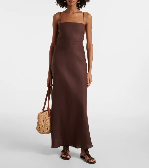 GIANVITO ROSSI Braided Leather Sandals - Brown