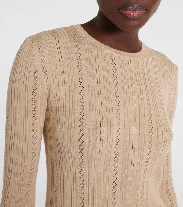 Valentino Garavani Virgin Wool Sweater - Beige