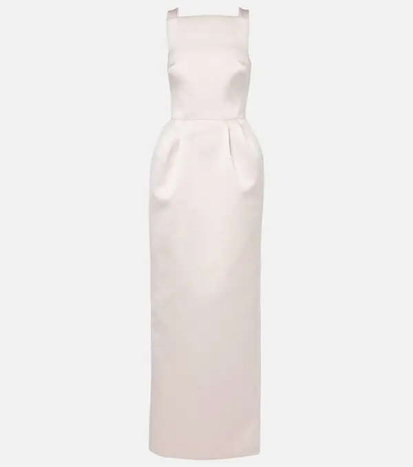 Safiyaa Trecchi Embellished Satin Gown