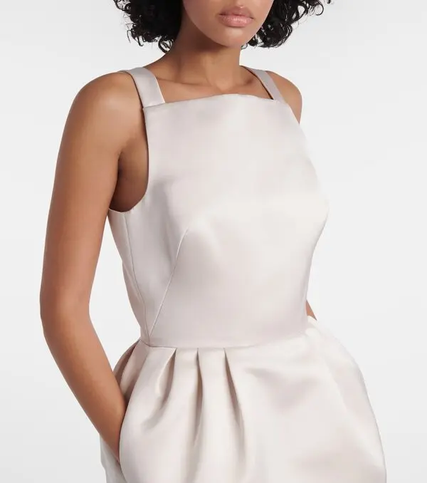 Safiyaa Trecchi Embellished Satin Gown