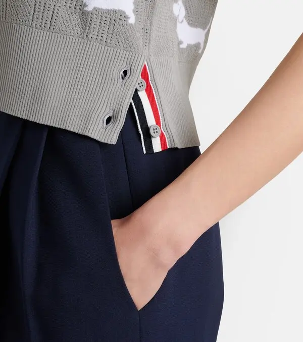Thom Browne 4-bar Polo Shirt - Grey
