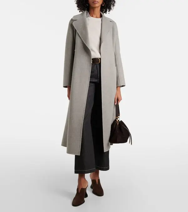 Max Mara Paolore Virgin Wool Wrap Coat