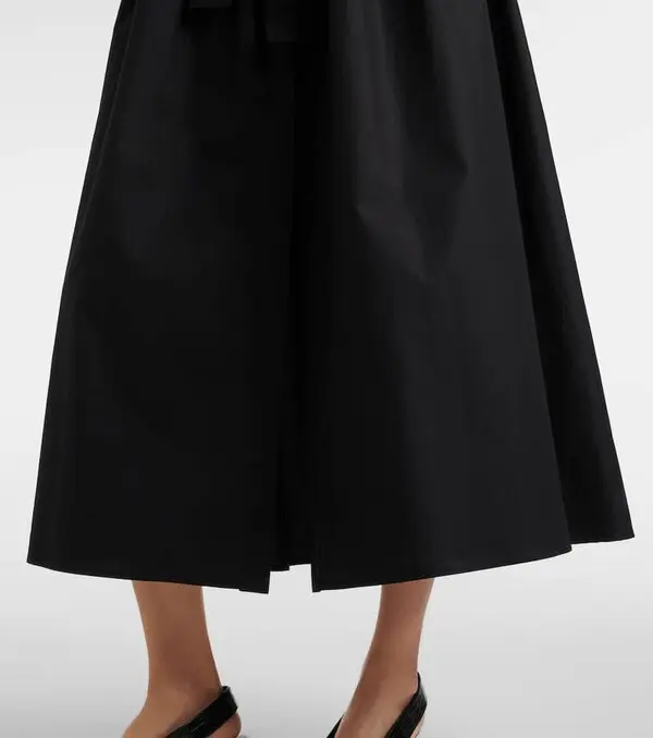 Max Mara Agoraio Pleated Shirt Dress - Black
