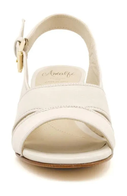 AMALFI BY RANGONI Efrem Slingback Sandal - Mozzarella Long Beach