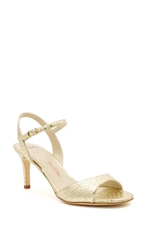 AMALFI BY RANGONI Lapo Ankle Strap Sandal - Platino Alabama