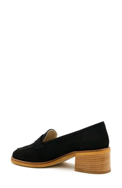 AMALFI BY RANGONI Abele Penny Loafer - Black Long Beach