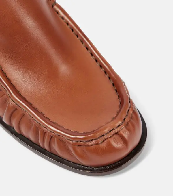 Dries Van Noten Leather Loafers