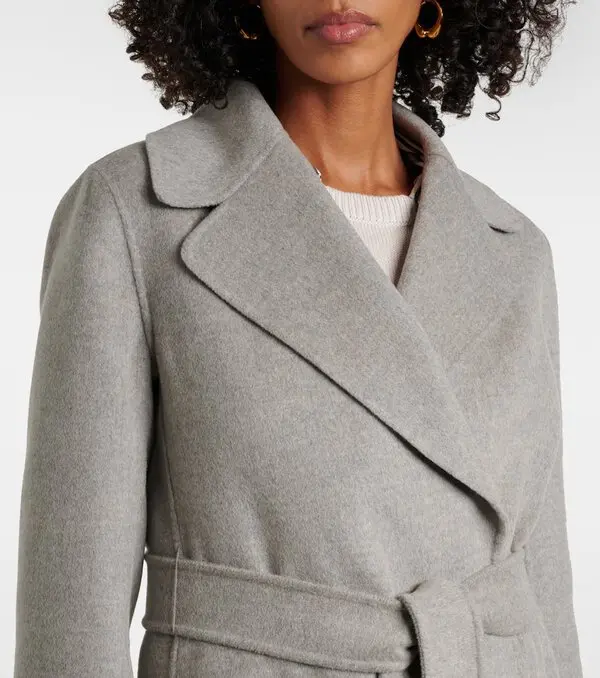 Max Mara Paolore Virgin Wool Wrap Coat