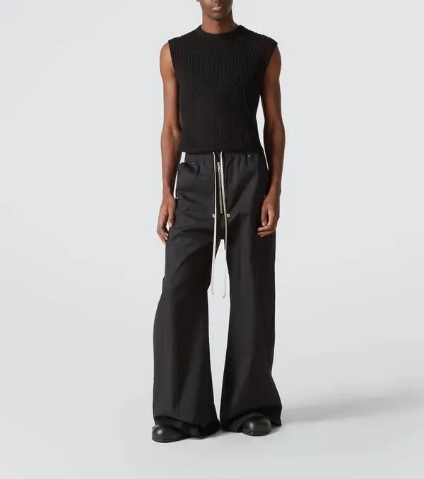 Rick Owens Granola Leather Mules - Black
