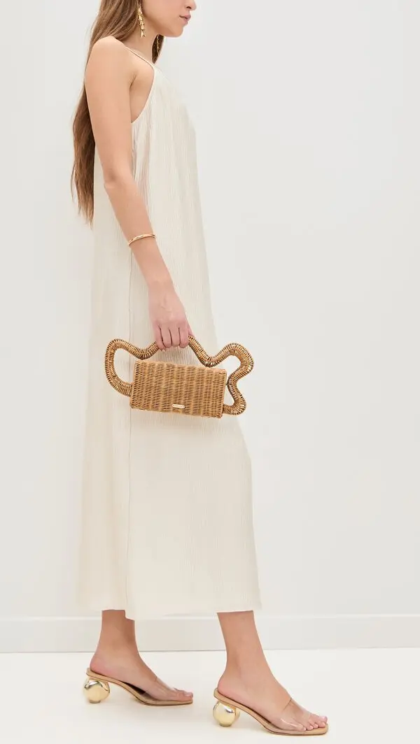 Cult Gaia Elsa Clutch - Natural