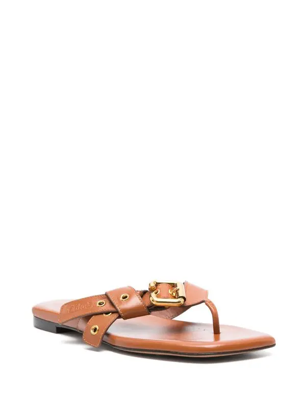Chloé Mae Leather Sandals