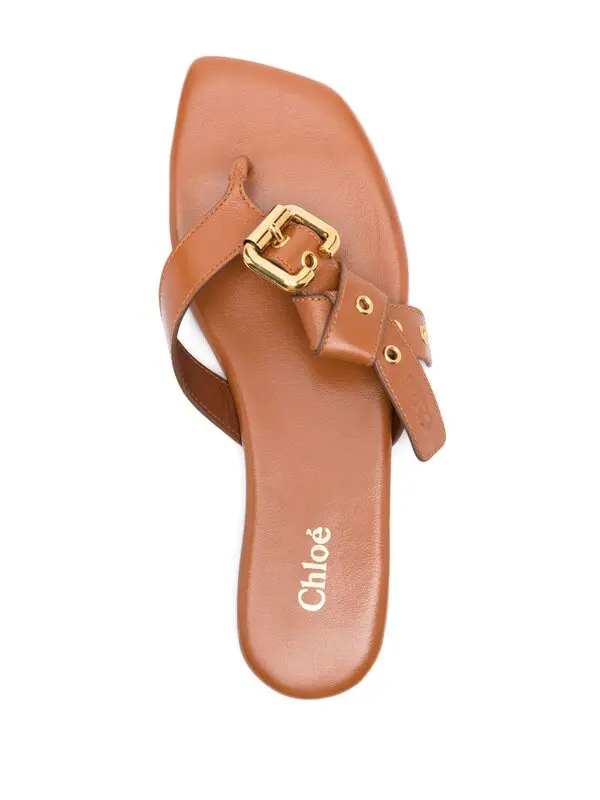 Chloé Mae Leather Sandals