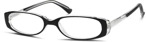 Zenni Oval Full Rim Eyeglasses - Black