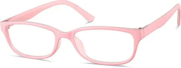 Zenni Oval Full Rim Eyeglasses - Pink