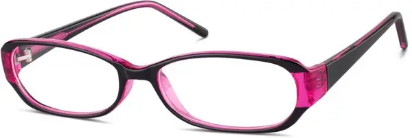 Zenni Oval Full Rim Eyeglasses - Purple