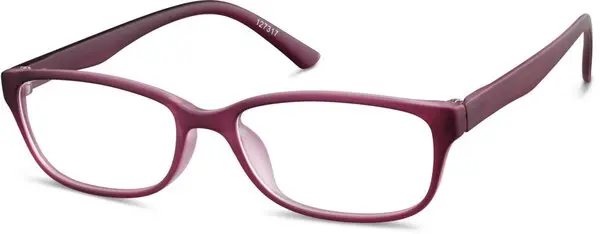 Zenni Oval Full Rim Frame Eyeglasses - Purple
