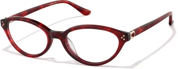 Zenni Oval Full Rim Eyeglasses - Red Tortoiseshell