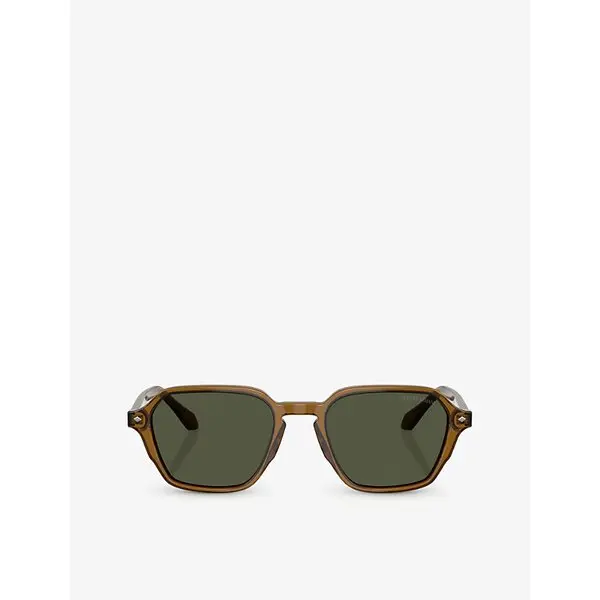 Giorgio Armani Ar8220 Octagon Acetate Sunglasses - Green