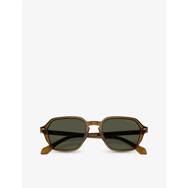 Giorgio Armani Ar8220 Octagon Acetate Sunglasses - Green
