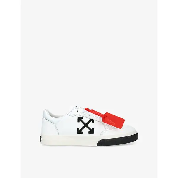 Off-White Low Top Vulcanized Leather Trainers