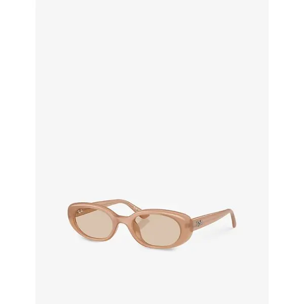 Ray-ban Pillow-frame Acetate Sunglasses - Brown