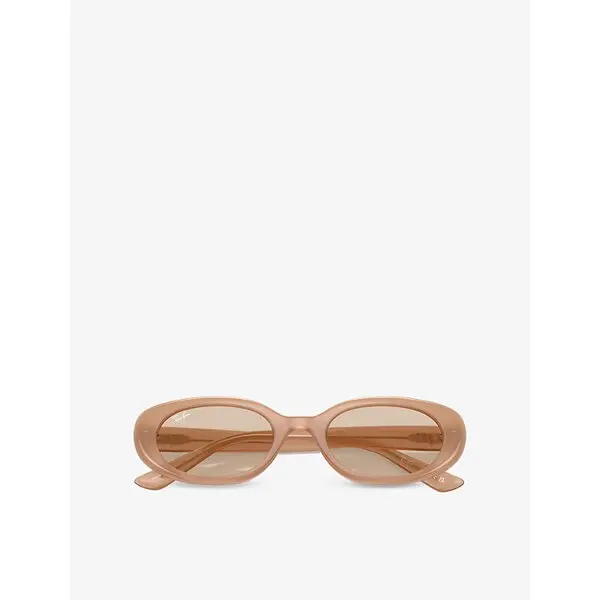 Ray-ban Pillow-frame Acetate Sunglasses - Brown