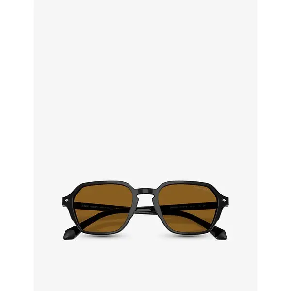 Giorgio Armani Ar8220 Square Sunglasses - Black